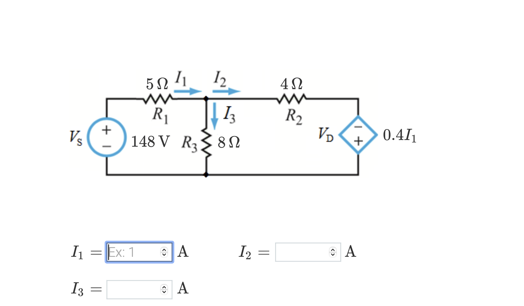Solved I1=Ex:1v^ AI2=v^AI3=v^A | Chegg.com