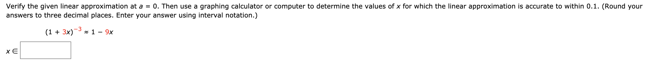 Solved Verify the given linear approximation at a = 0. Then | Chegg.com Solved Verify the given linear approximation at a = 0. Then | Chegg.com