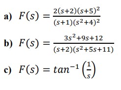 Solved Find the corresponding time function for each of the | Chegg.com