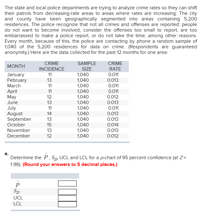 Solved The state and local police departments are trying to | Chegg.com