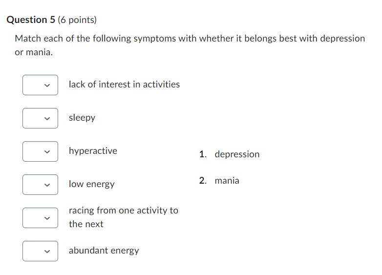 Solved Match each example with the most appropriate key | Chegg.com