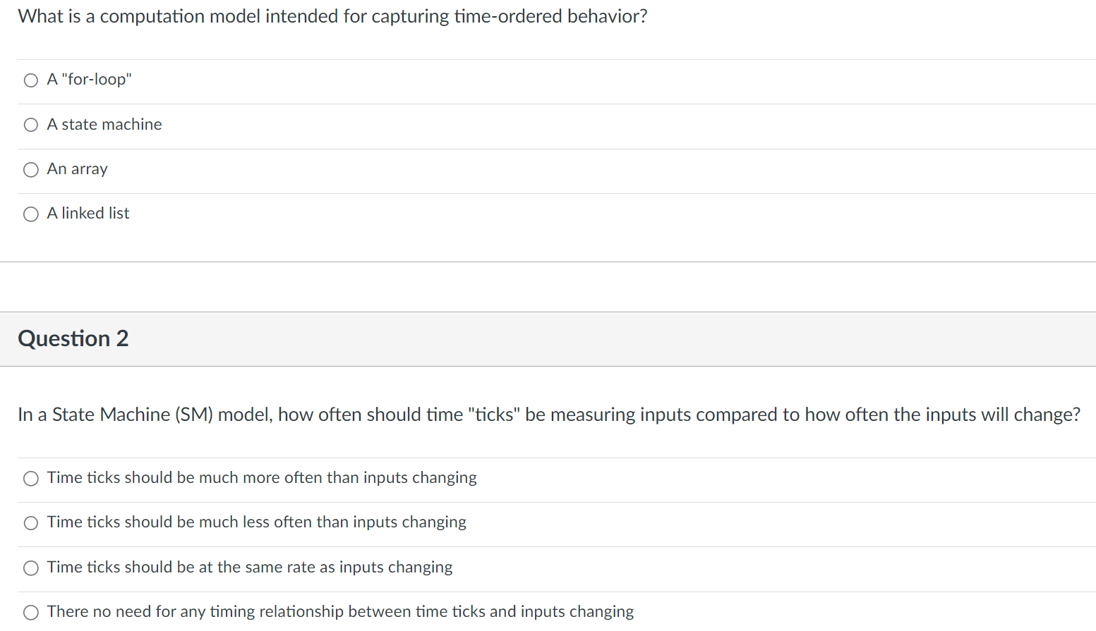 Solved What is a computation model intended for capturing | Chegg.com