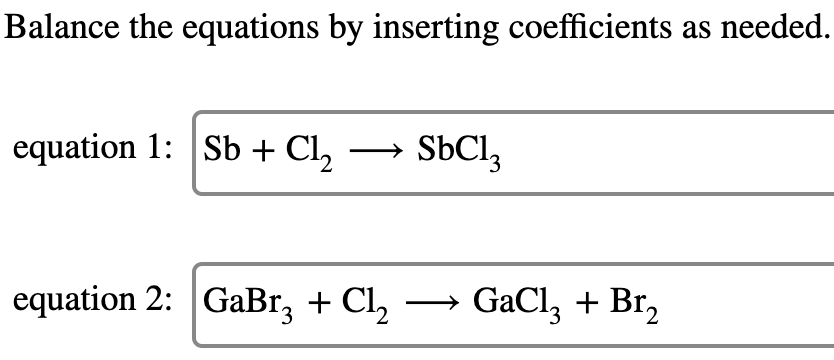 Solved A balanced reaction equation must have the same | Chegg.com