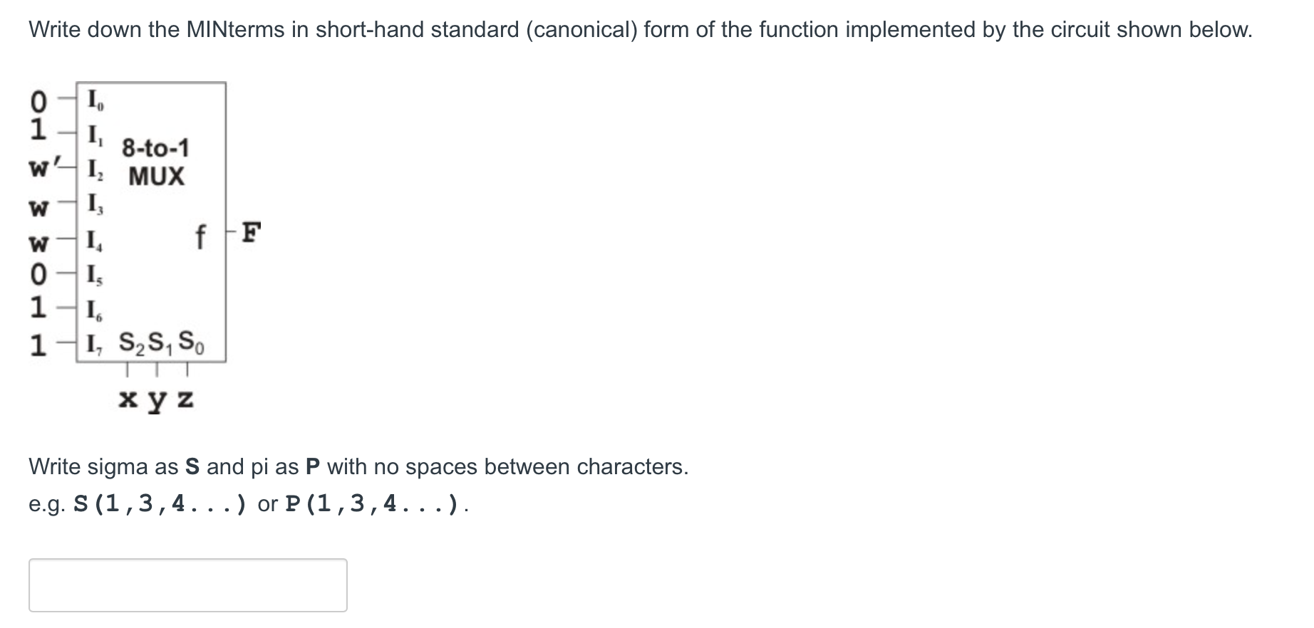 Solved Write down the MINterms in short-hand standard | Chegg.com