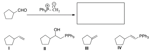 Solved CHO Ph3P- CH2 он PPh3 PPh3 IV | Chegg.com