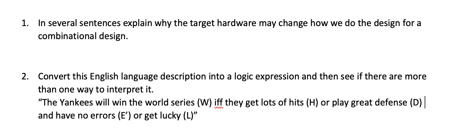 Solved 1. In several sentences explain why the target | Chegg.com