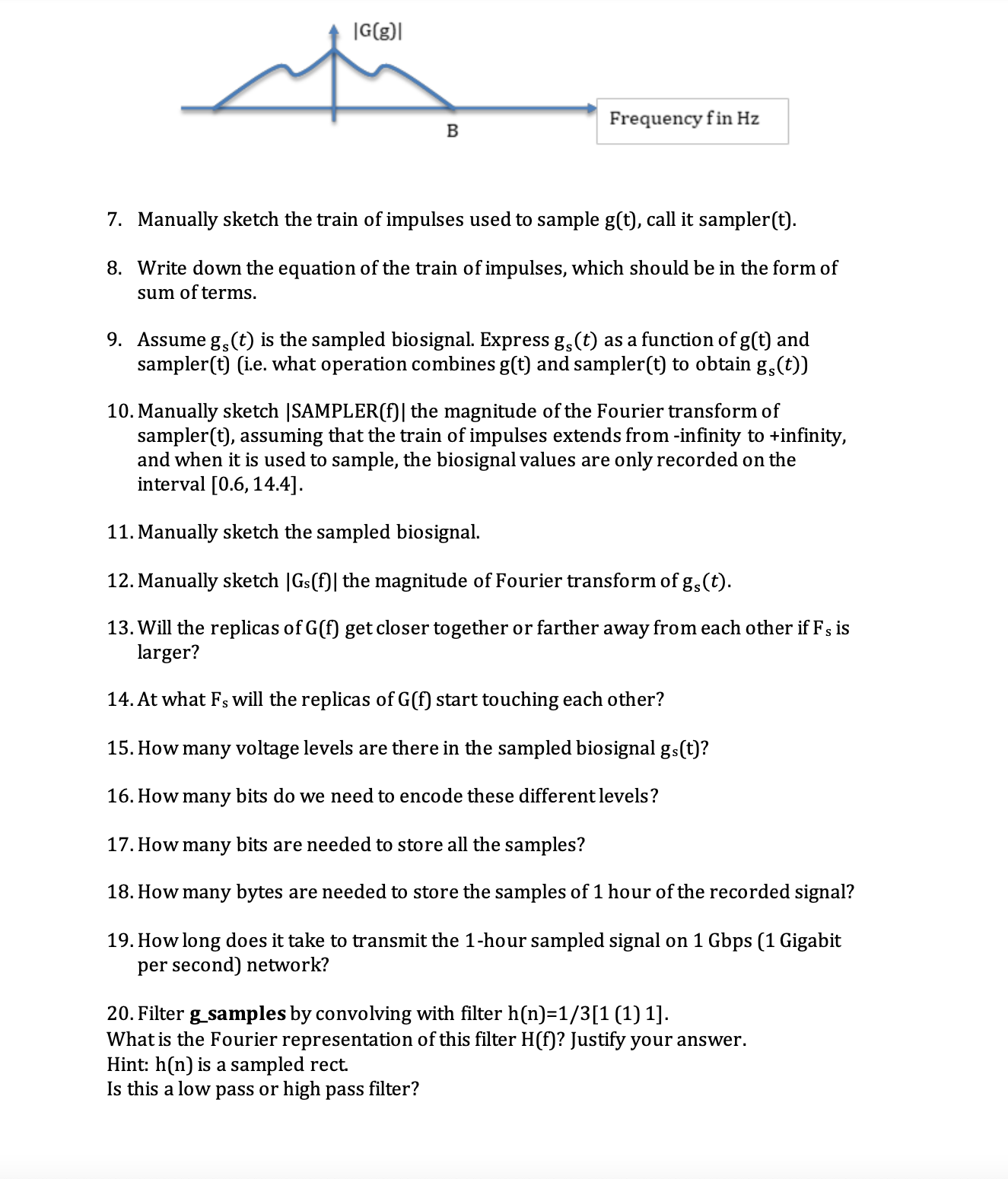 Solved Goal In this assignment, you will apply sampling, | Chegg.com