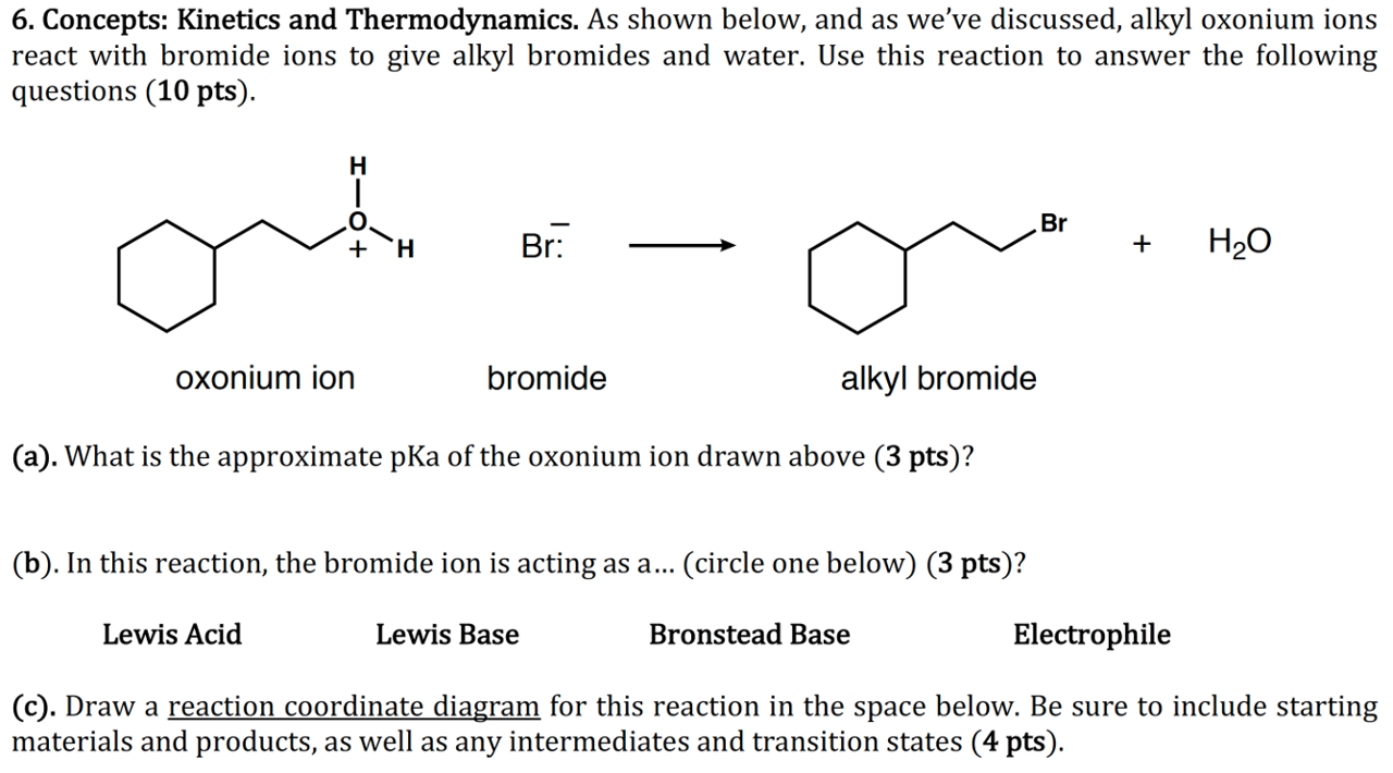 6. Concepts: Kinetics and Thermodynamics. As shown | Chegg.com