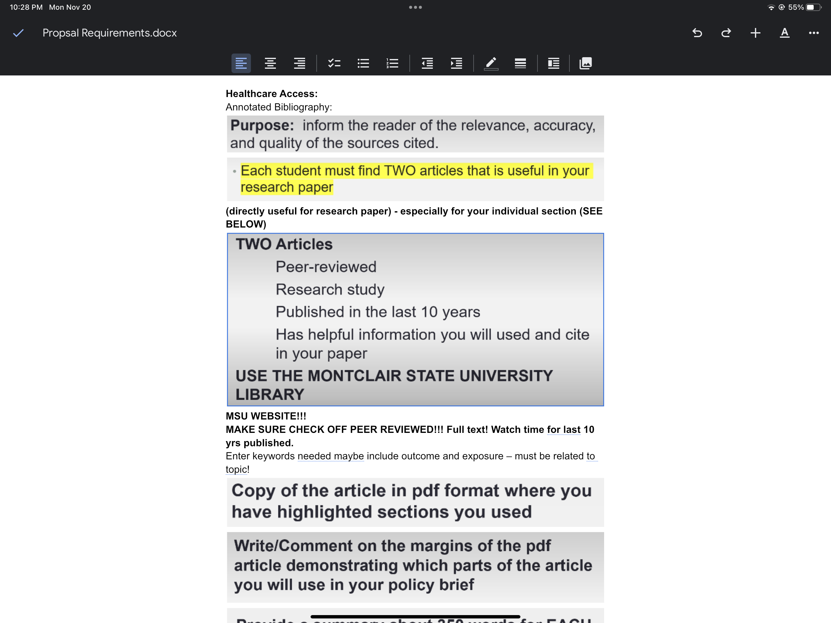 Purpose: inform the reader of the relevance, | Chegg.com