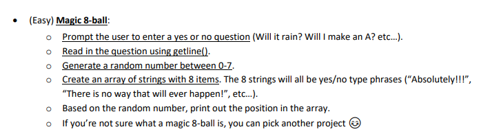 Solved Instructions 1. Using Visual Studio, or Xcode, create | Chegg.com