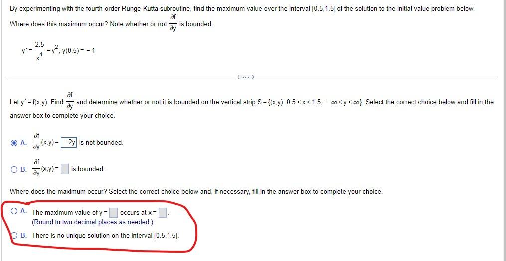 Solved By experimenting with the fourth-order Runge-Kutta | Chegg.com
