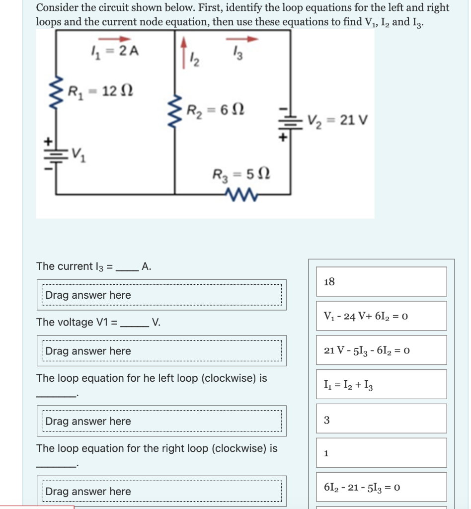 Consider the circuit shown below. First, identify the | Chegg.com