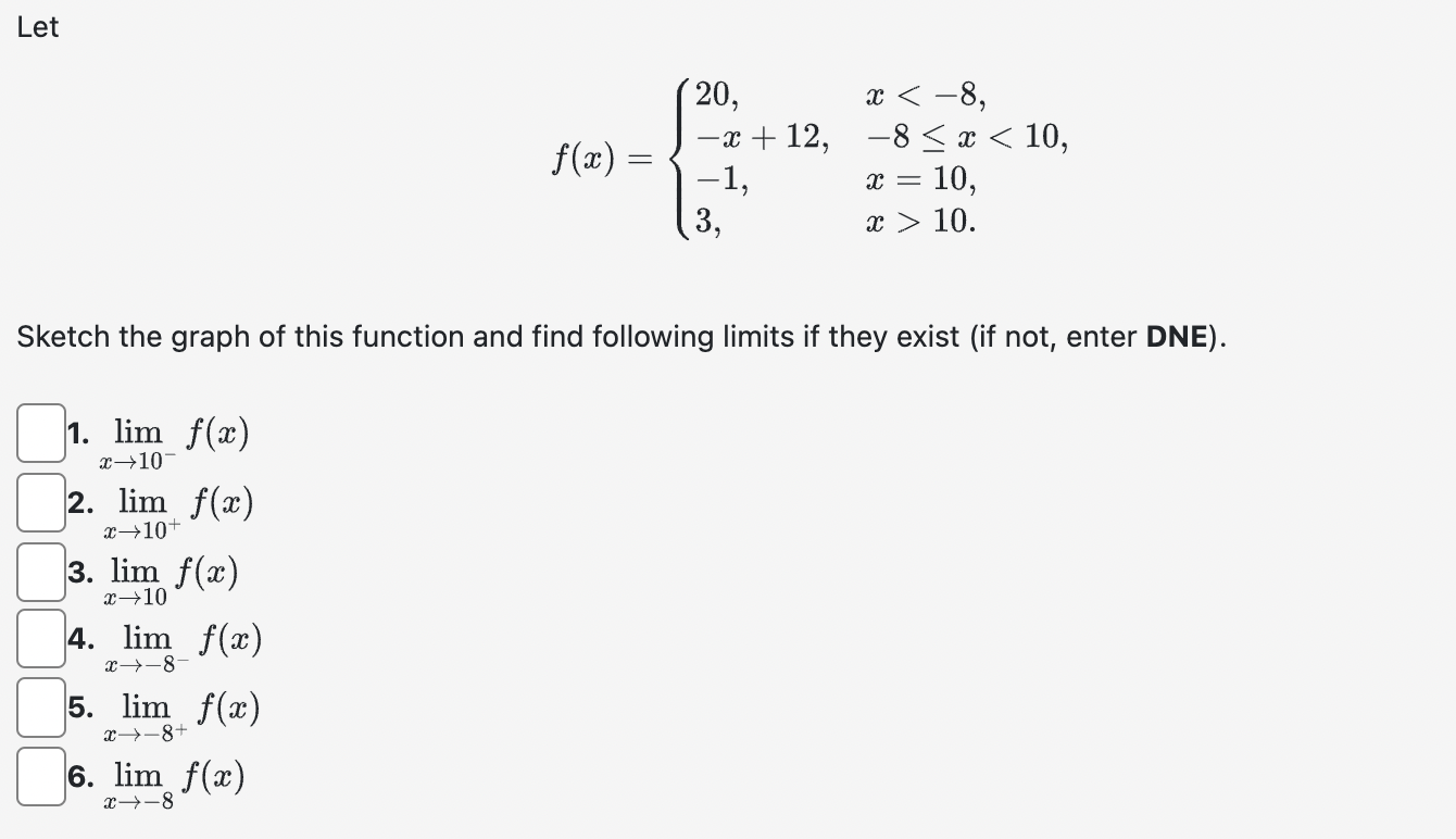 Solved Let f(x)=⎩⎨⎧20,−x+12,−1,3,x