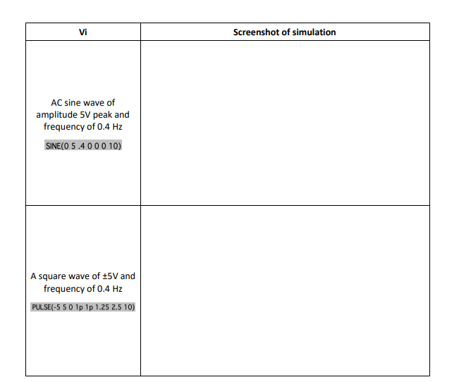 Solved Hello, can this question be simulated using LTspice | Chegg.com