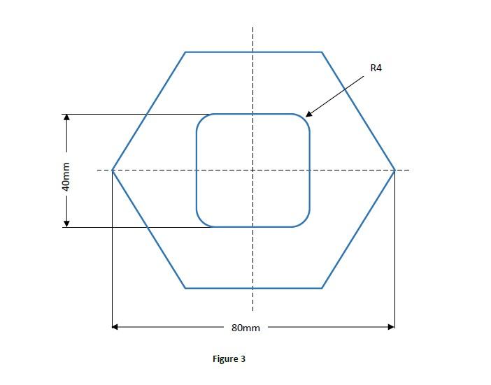 Solved An extended part of a machine element with a | Chegg.com