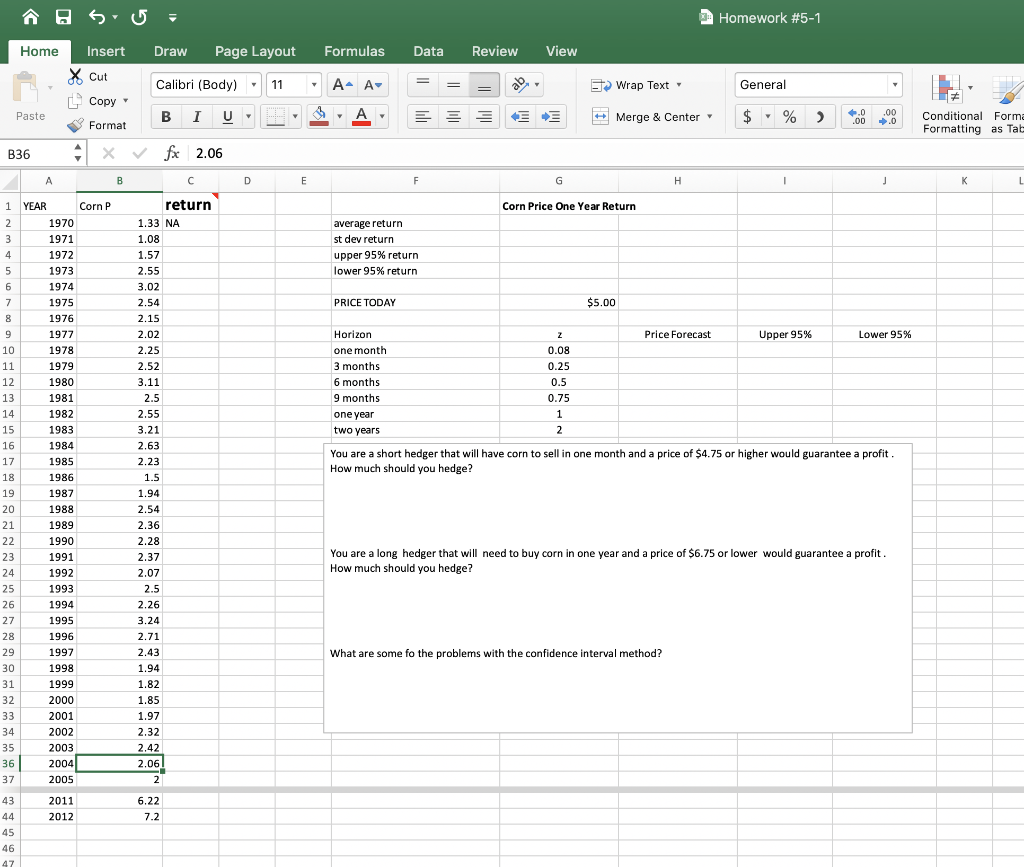 o. À su = Homework #5-1 = = = X Cut Copy Paste Format | Chegg.com