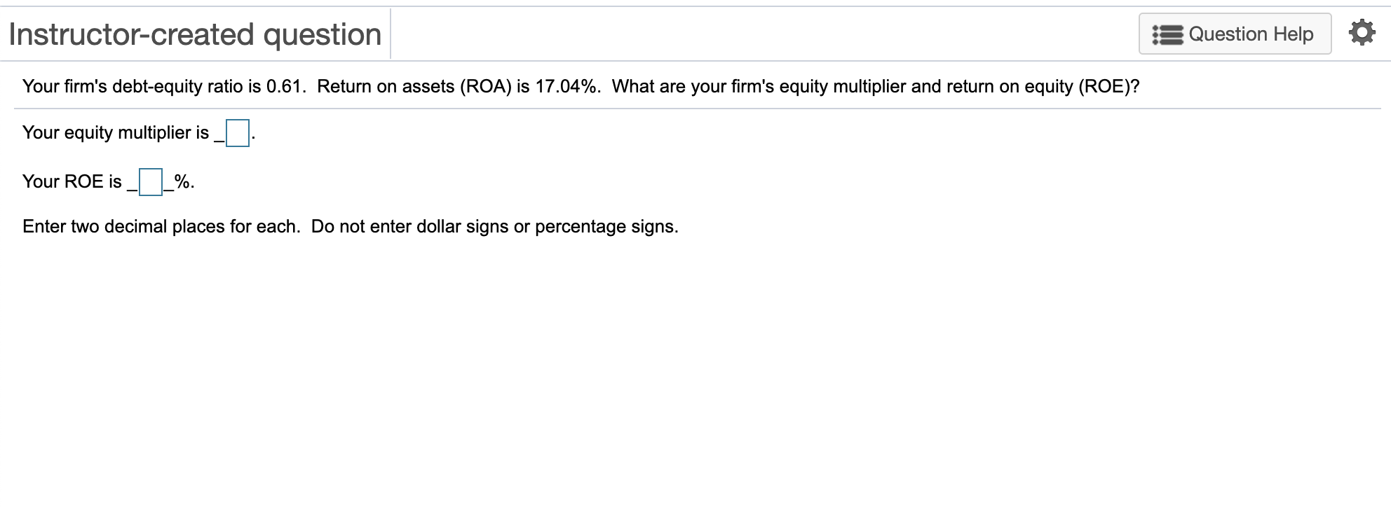 Solved Instructor-created question Question Help Your firm's | Chegg.com