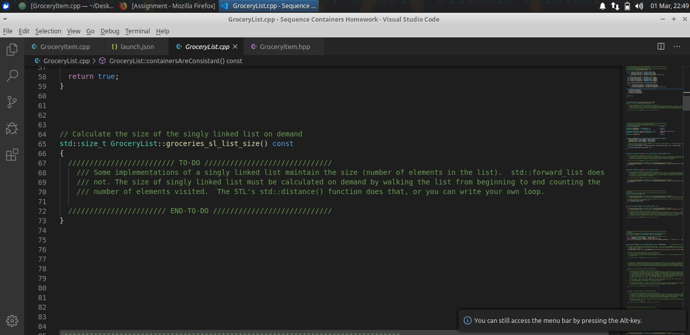 Solved Below the screenshot states "Some implementations of | Chegg.com