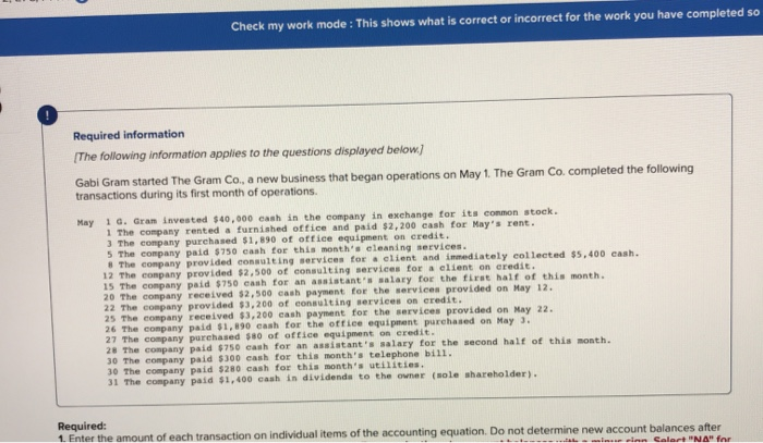 Solved incorrect for the work you have completed so ws what | Chegg.com