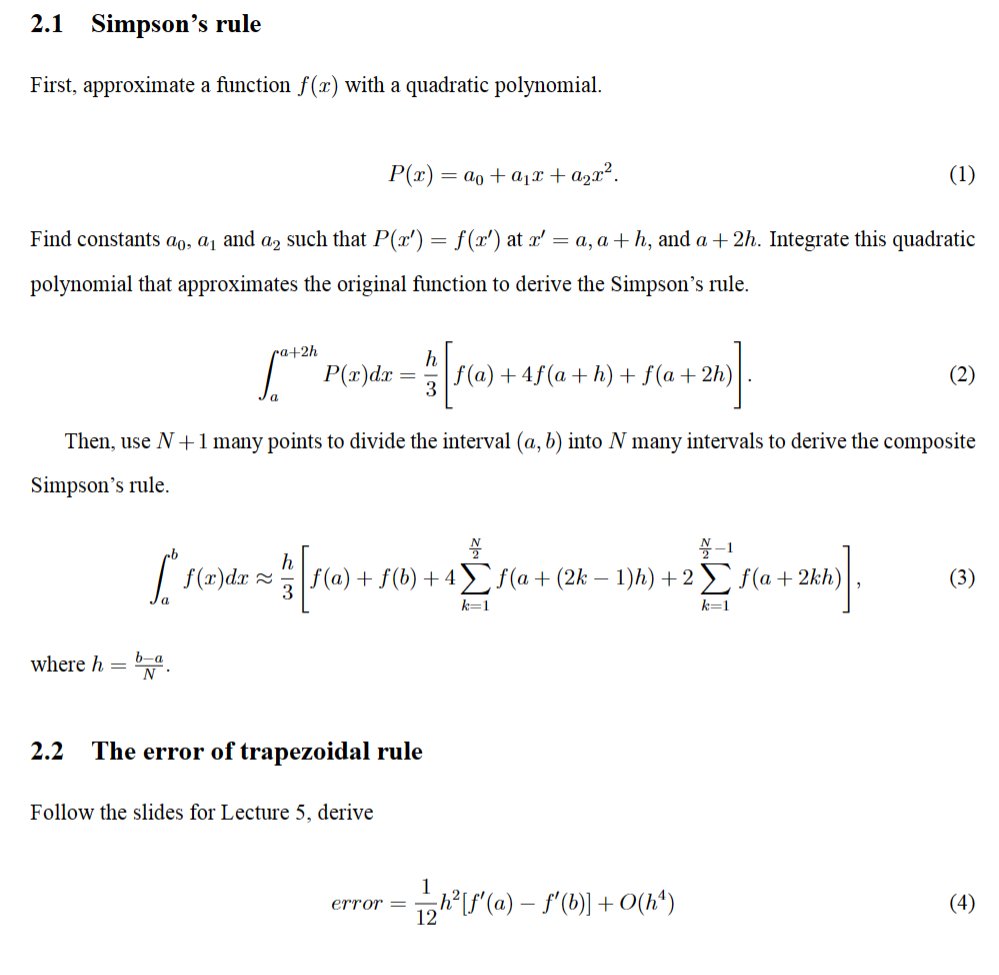 Solved Instead of directly using the formula,checking the | Chegg.com