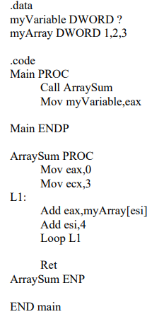 Solved *Assembly Language* Please show it step by | Chegg.com