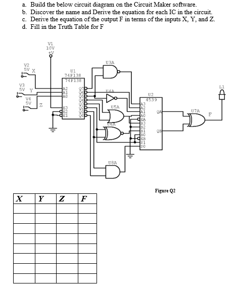 Solved a. Build the below circuit diagram on the Circuit | Chegg.com