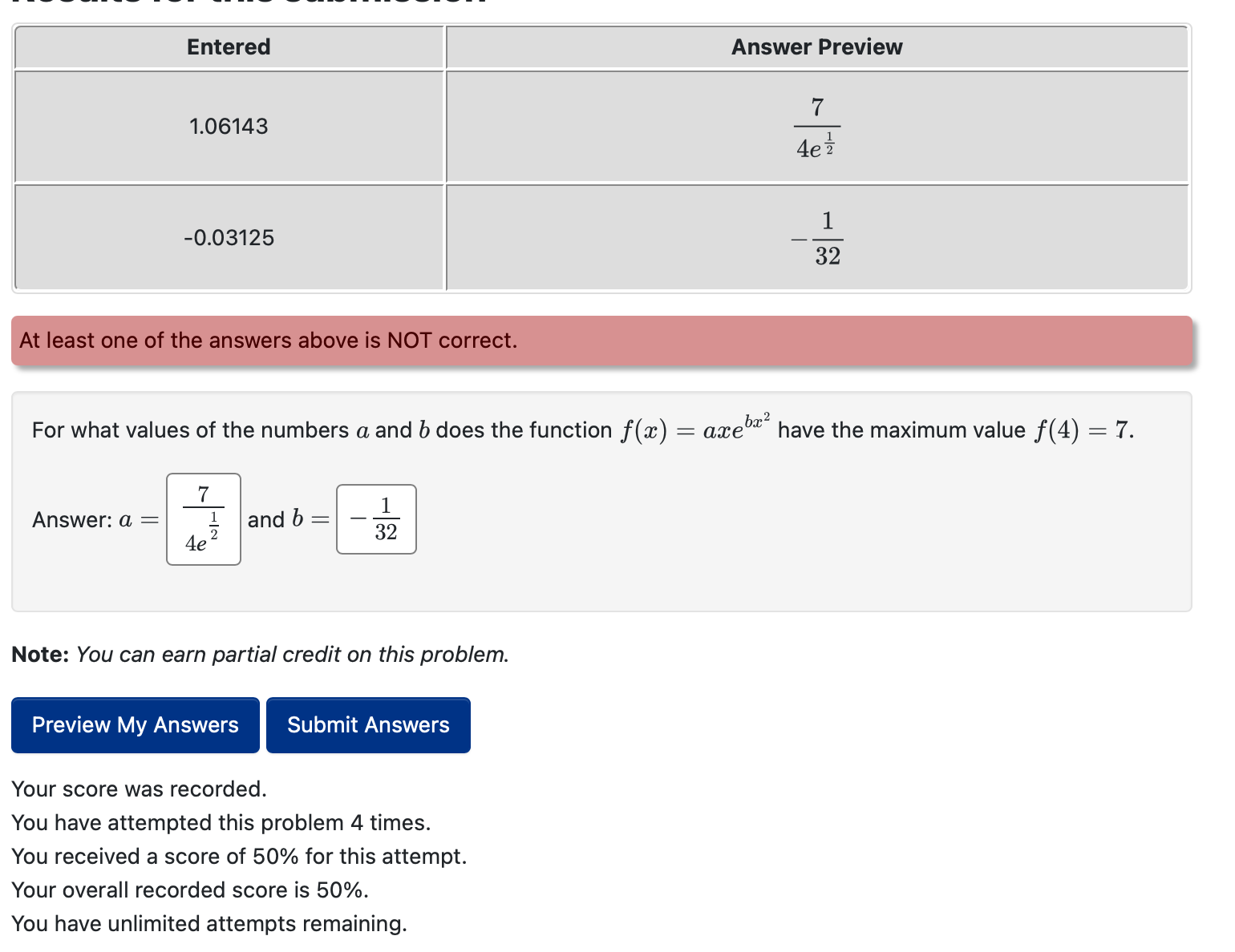 Solved one answer is correct, the other is not. Not sure | Chegg.com