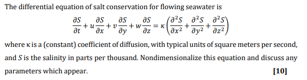 Solved + u + ду The differential equation of salt | Chegg.com