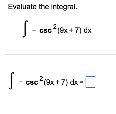 Solved Evaluate the | Chegg.com