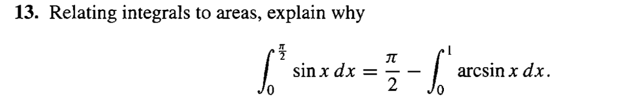 Solved Relating integrals to areas, explain | Chegg.com