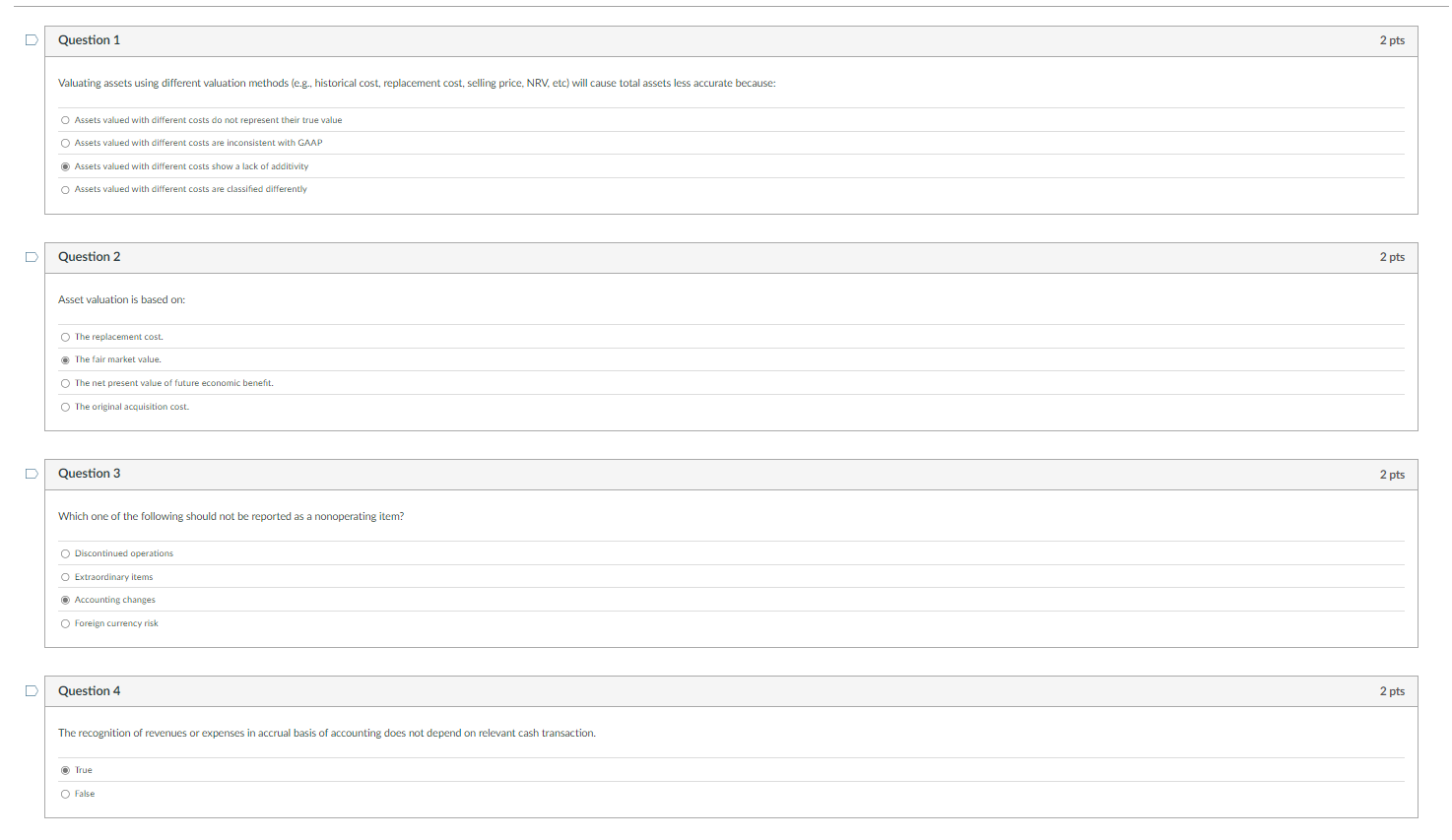 Solved Question 1Valuating assets using different valuation | Chegg.com