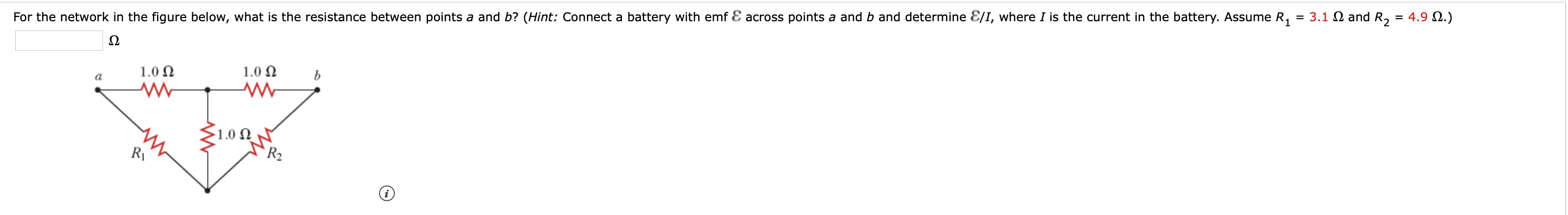Solved For the network in the figure below, what is the | Chegg.com