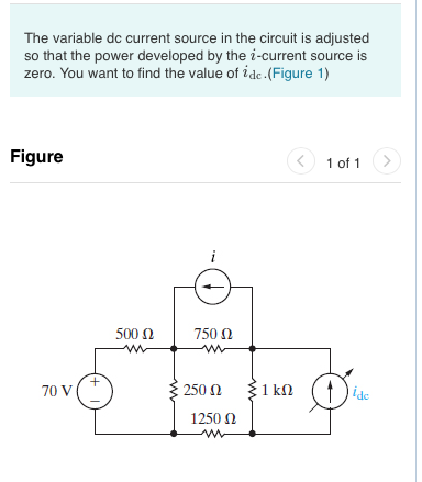 Solved The variable dc current source in the circuit is | Chegg.com