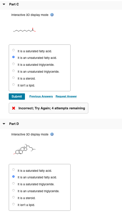 Solved Part Interactive 3D display mode 0 It is a saturated | Chegg.com
