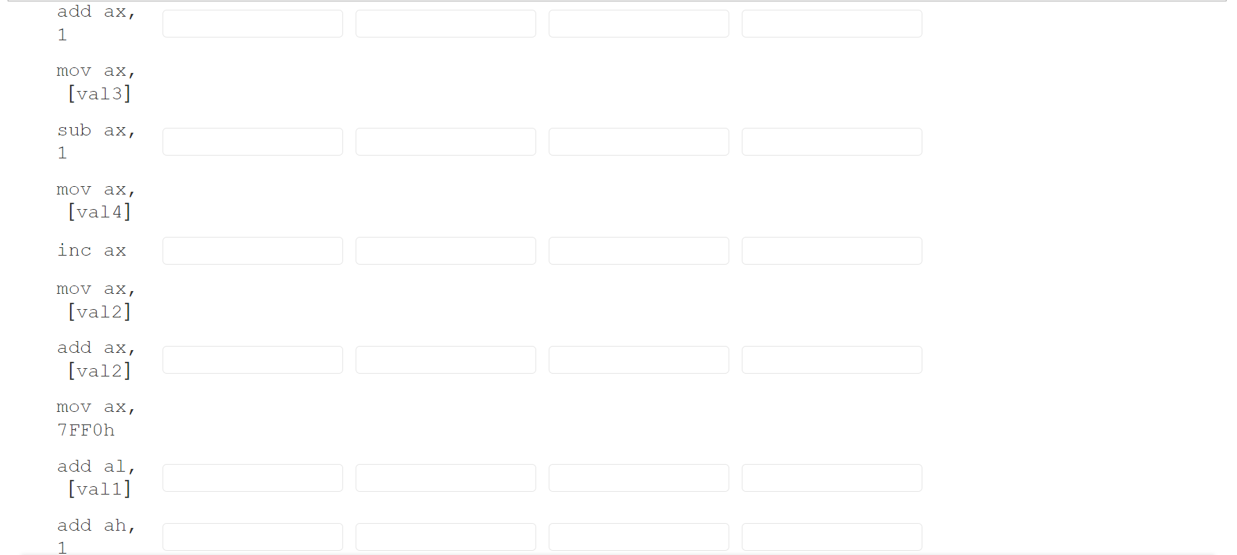 Solved Use the following variable definitions to complete | Chegg.com