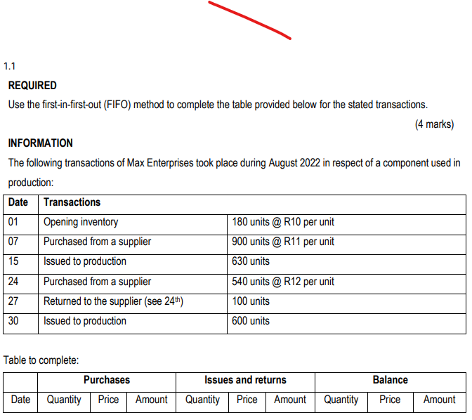 Solved REQUIRED Use the first-in-first-out (FIFO) method to | Chegg.com