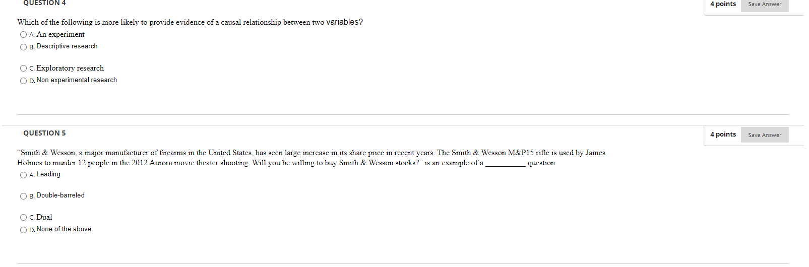 Solved Which of the following is more likely to provide | Chegg.com
