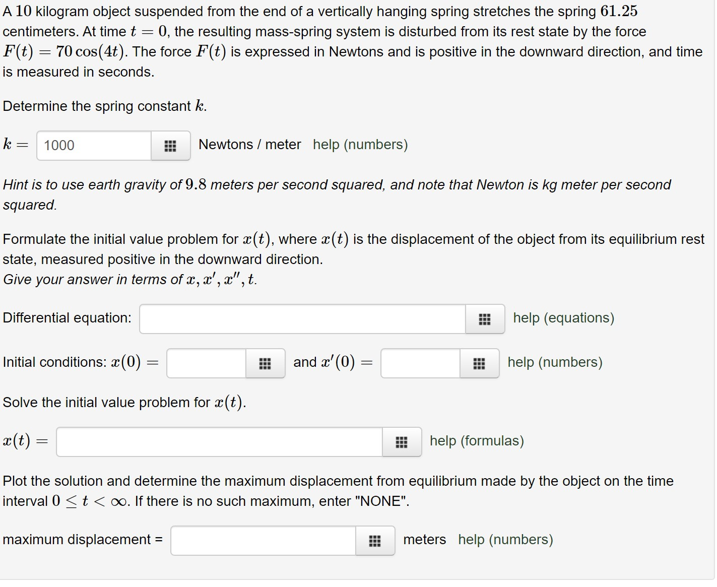 Solved May I get a detailed solution on how the problem was | Chegg.com
