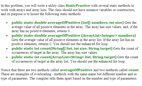 Solved import java.util.ArrayList; /** * Tester for the | Chegg.com