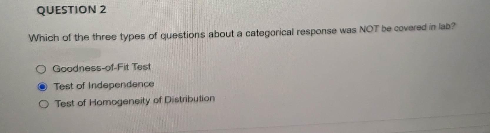 Solved Which of the three types of questions about a | Chegg.com