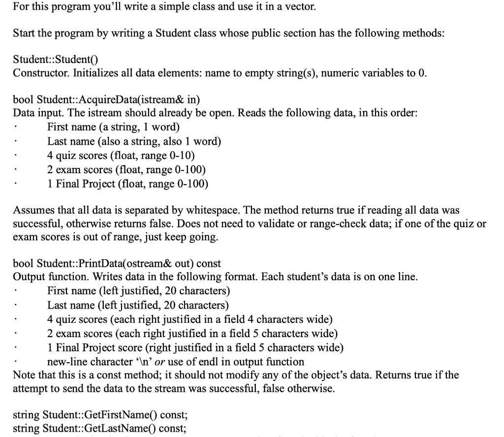 Solved In C++ Please do not copy paste the answer from this | Chegg.com