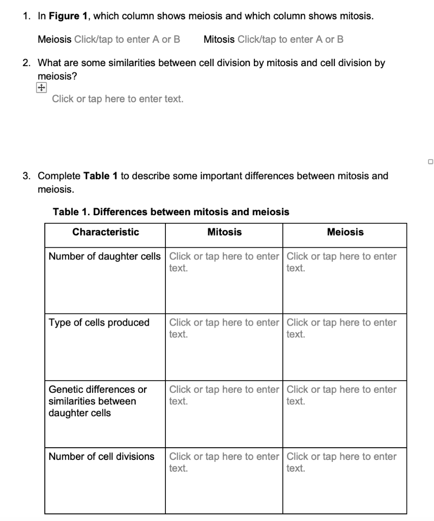 Solved Lab 3-Meiosis and Trait Inheritance Overview This lab | Chegg.com