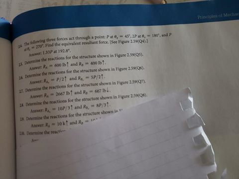 Solved -Pas Р 2P 0 = 45° P 30° Р (Q4) 4P 2P "11 1 Throwing | Chegg.com