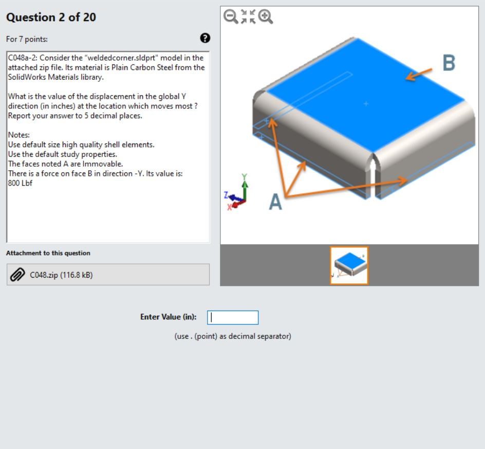 Solved Question 2 of 20 ake For 7 points: C048a-2: Consider | Chegg.com