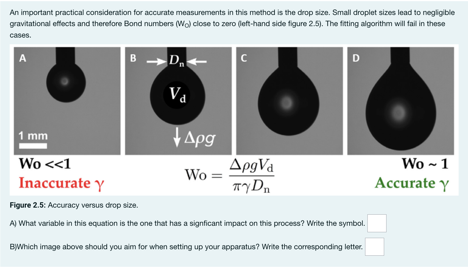Solved An important practical consideration for accurate | Chegg.com