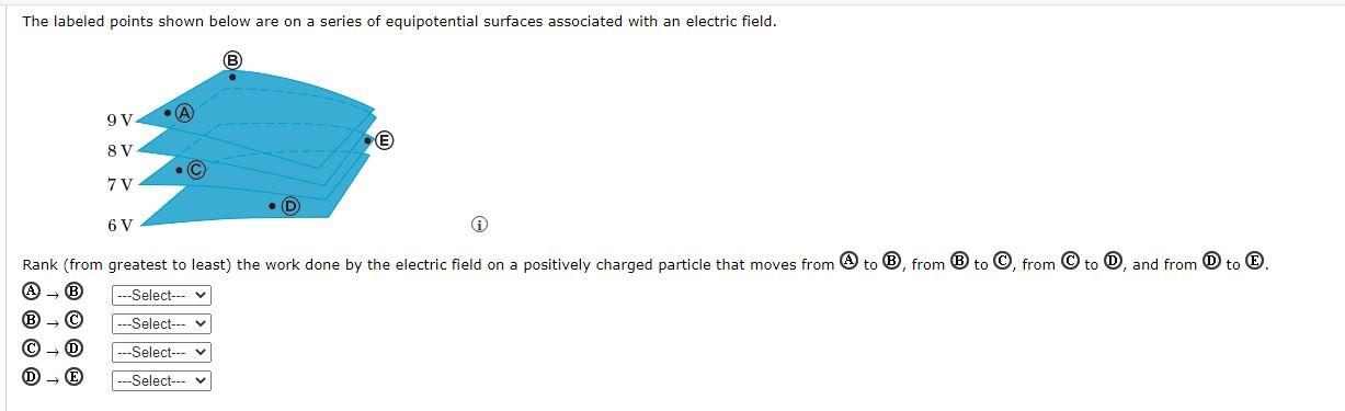 Solved The labeled points shown below are on a series of | Chegg.com