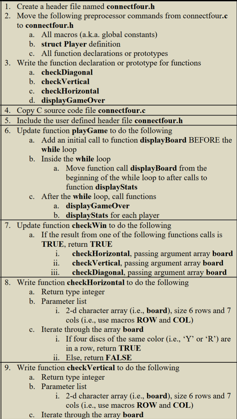 2. Move the following preprocessor commands from | Chegg.com