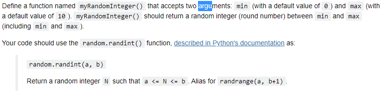 Solved Define a function named myRandom Integer() that | Chegg.com