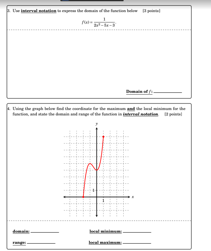Solved 1. Evaluate the piecewise function at the indicated | Chegg.com