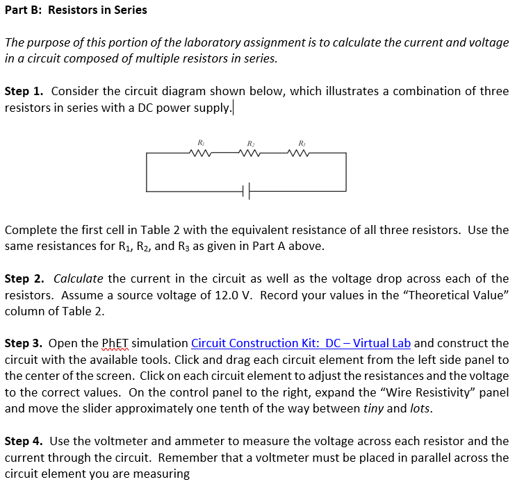 Solved Urgent! Go to PhET simulation Circuit Construction | Chegg.com